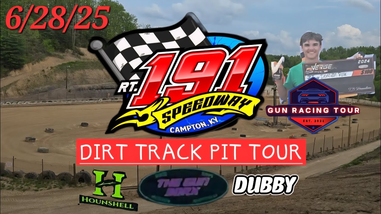 191 Speedway dirt track pit tour! - YouTube