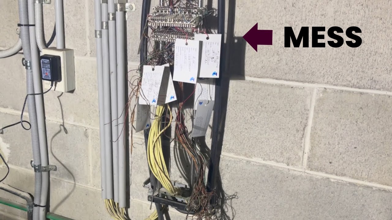 MDF Upgrade Redfern | Fixing Messy Main Distribution Frame for NBN ...