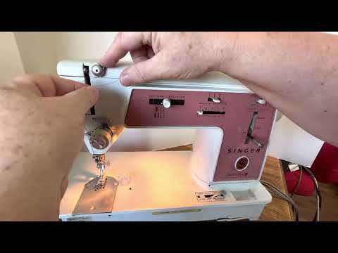 Singer 626 Touch and Sew Sewing Machine How to thread Part 1 - YouTube