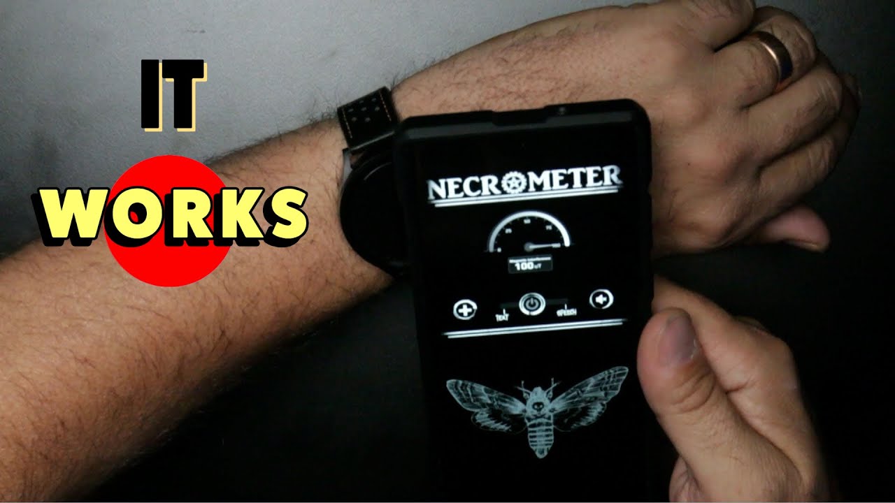 NECROMETER Magnetic Interference Gauge WORKS - This ITC Spirit Box app ...