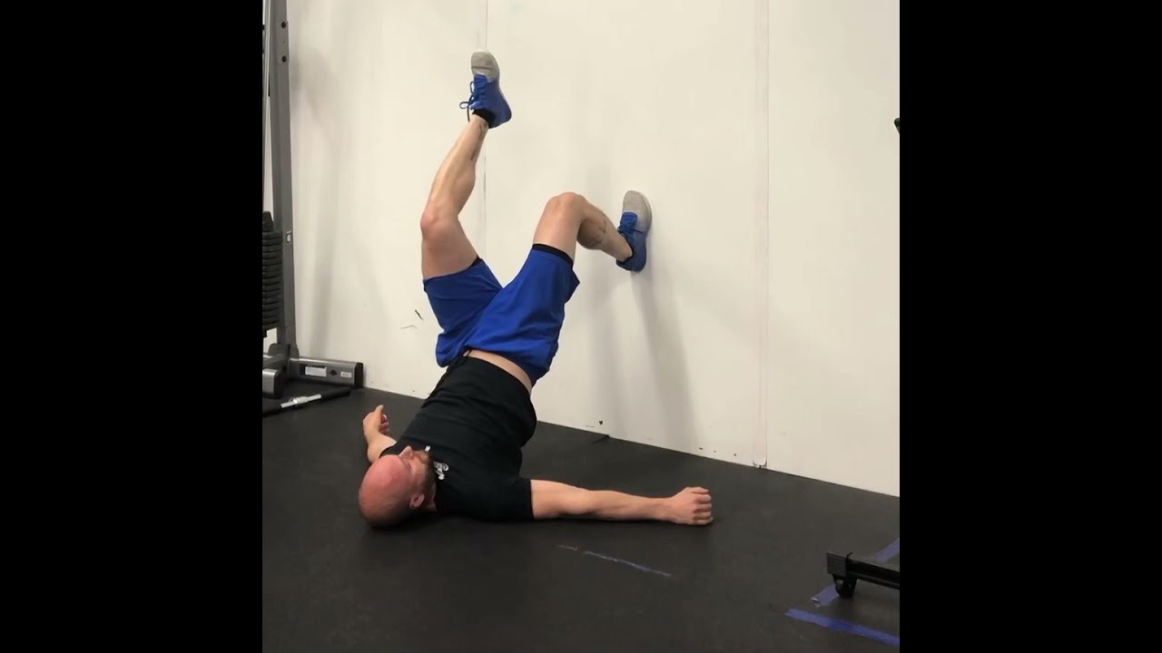 Single Leg Wall Bridge - YouTube