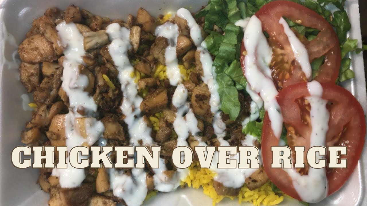 Chicken Over Rice | Halal Cart Style | NYC Street Food - YouTube