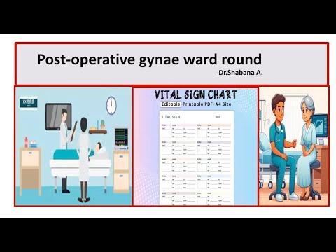 POST OPERATIVE GYNAE WARD ROUND for MRCOG Part 3 by DR.Shabana A - YouTube