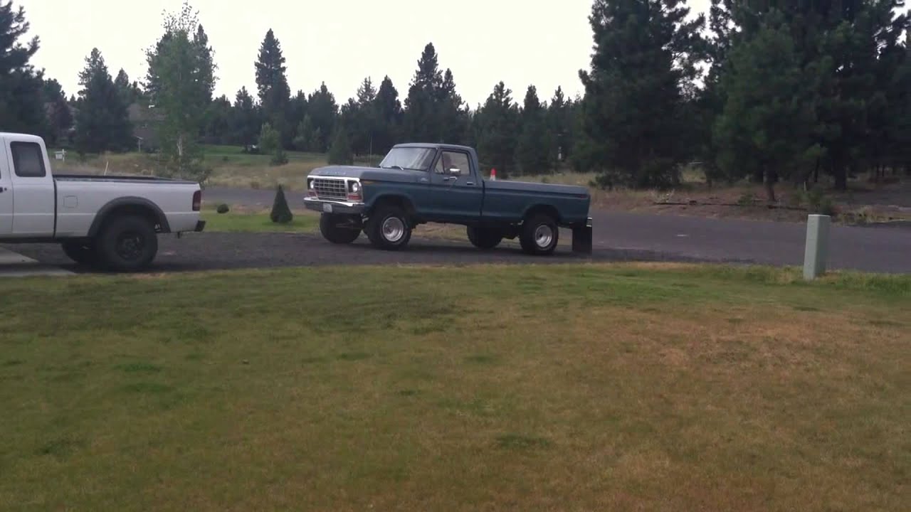 1978 ford f150 460 exhaust compilation - YouTube