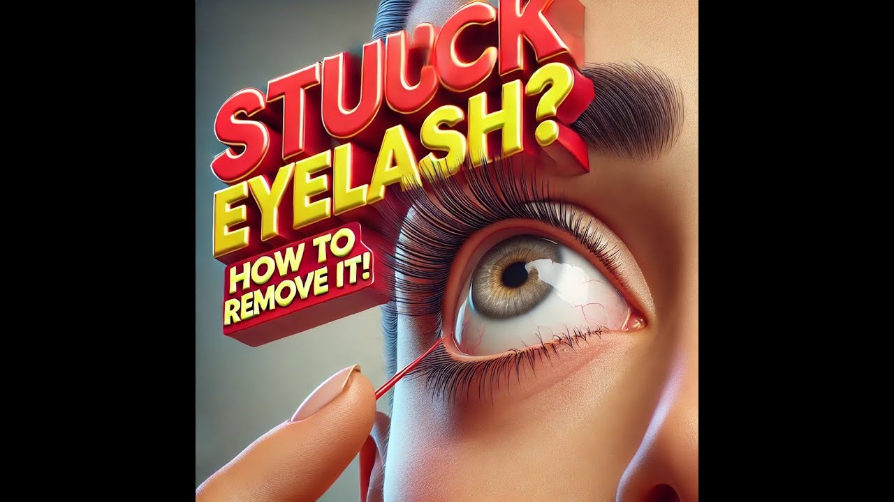 when an eyelash gets stuck in your eye!!!👁️3D#EyelashInEye # ...