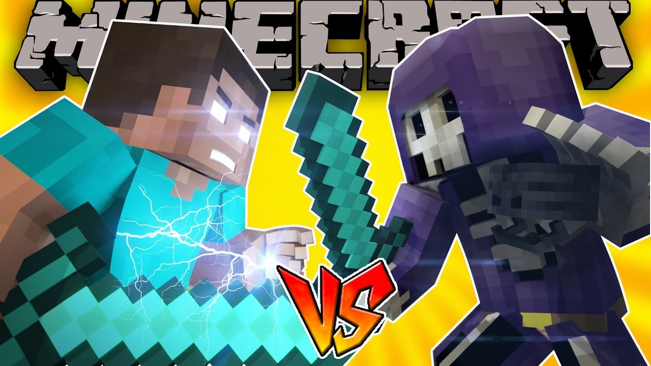 Mega Walls Deathmatch - Dreadlord VS Herobrine [Minecraft Animation ...