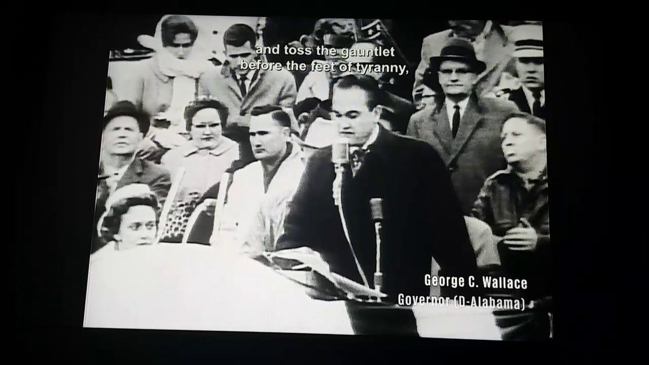 George C. Wallace - Segregation Speech (1963) - YouTube
