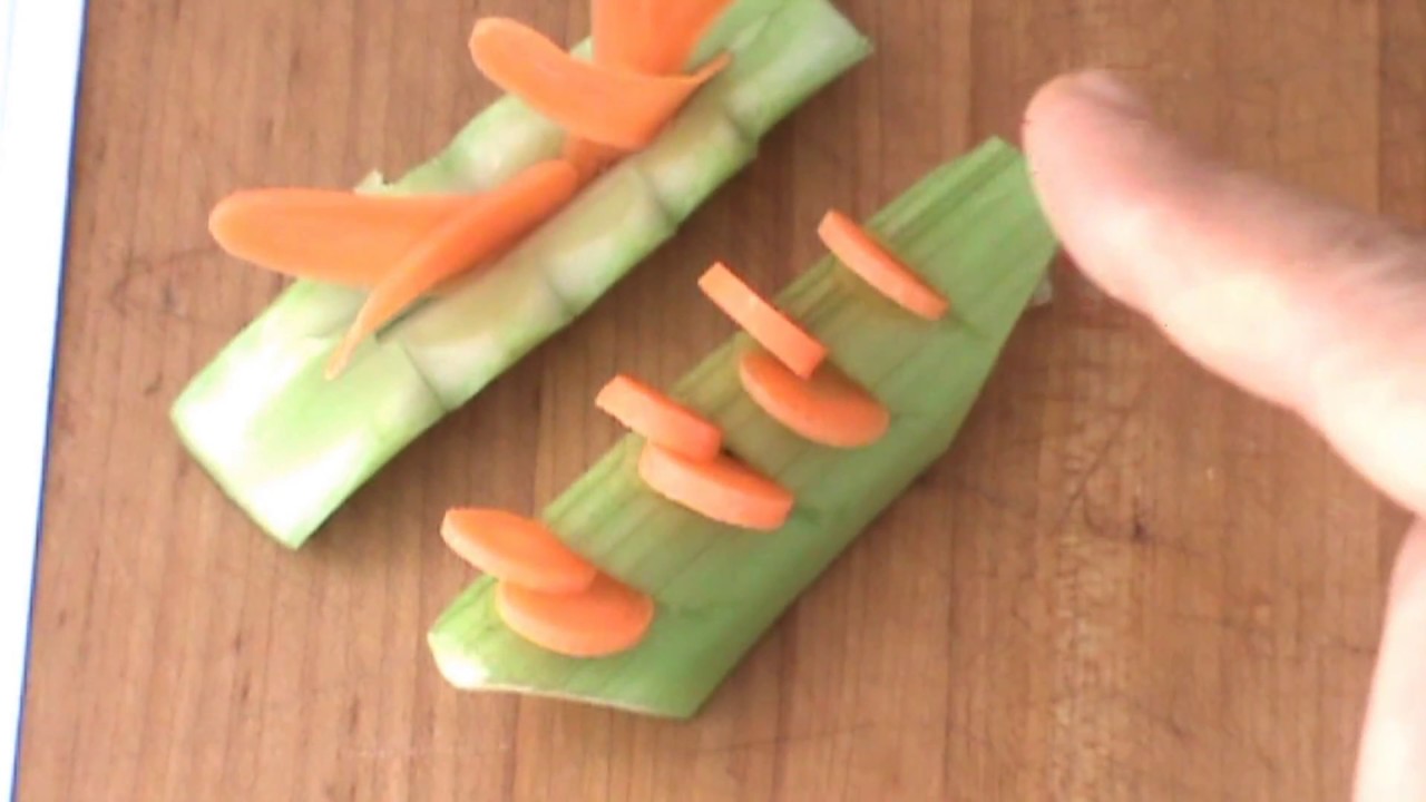 how to make vegetable flowers - YouTube