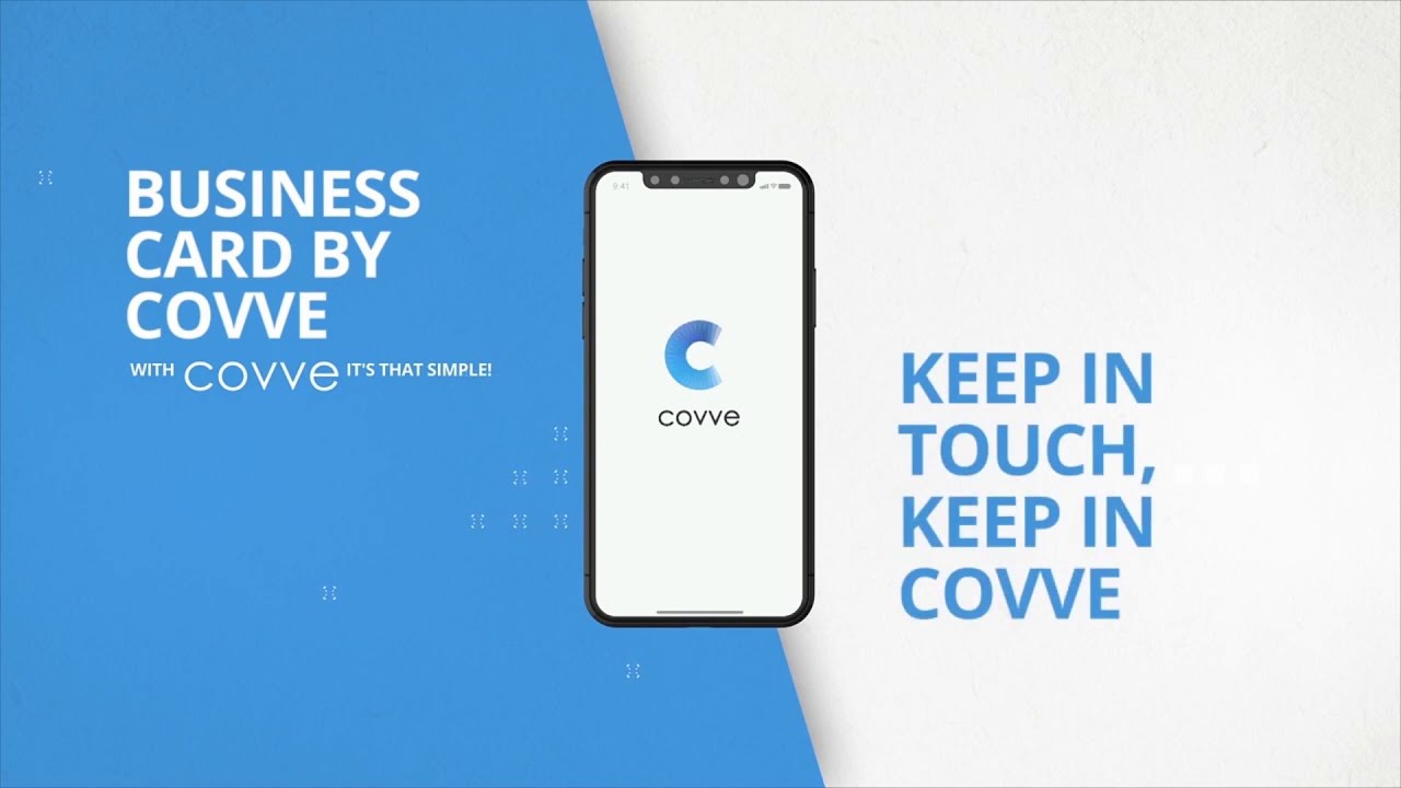 Covve: Scan your cards & Keep in touch - YouTube