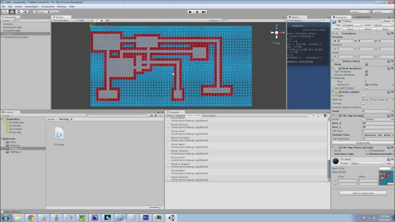 Unity 3d: TileMaps - Part 11 - Procedural Dungeon Maps (Roguelike) - YouTube