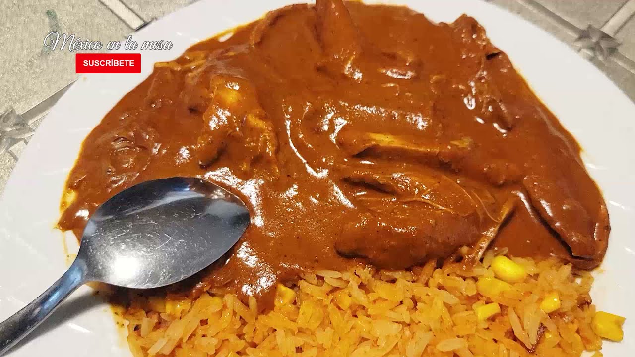 Mole Rojo De Pavo Receta Sencilla Pero Muy Rica - YouTube