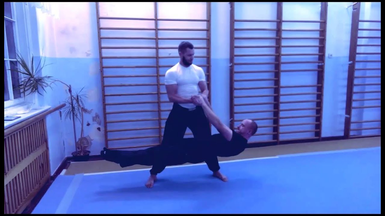 partner gymnastic exercises - YouTube