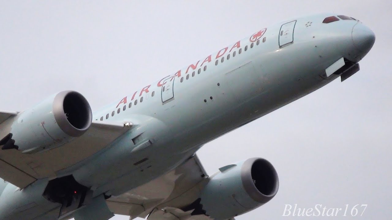 Air Canada Boeing 787-9 (C-FNOE) takeoff from NRT/RJAA (Tokyo - Narita ...