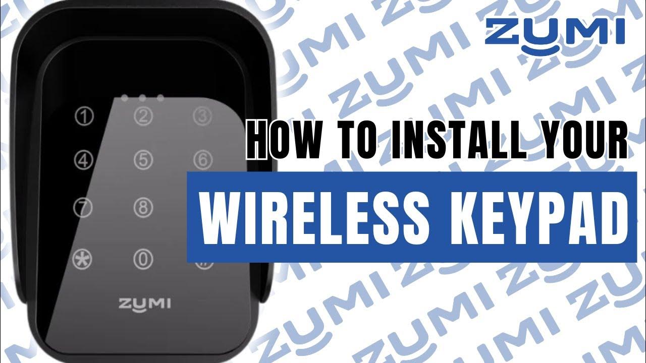 How to Install the Zumi Wireless Keypad for Your Gate Opener | Step-by ...