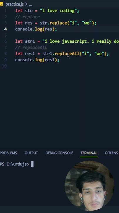 How To Use Replace And Replaceall In Javascript Javascript Javatutorial Cod