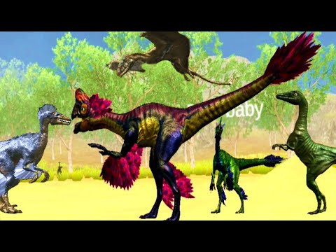 Oviraptor vs Dimorphodon & Compsognathus & Troodon Fight - Android ...