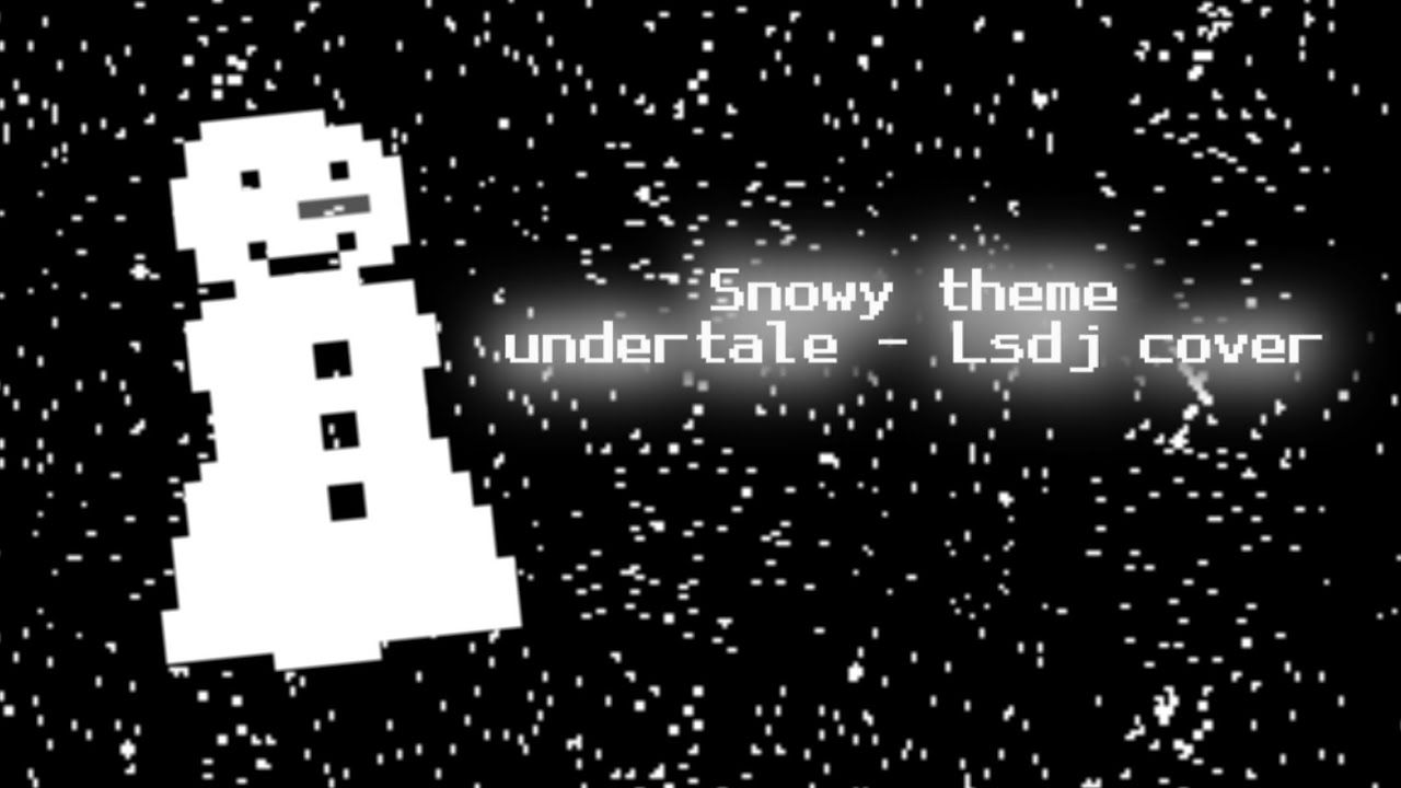 Snowy theme - Undertale [Game boy cover] - YouTube