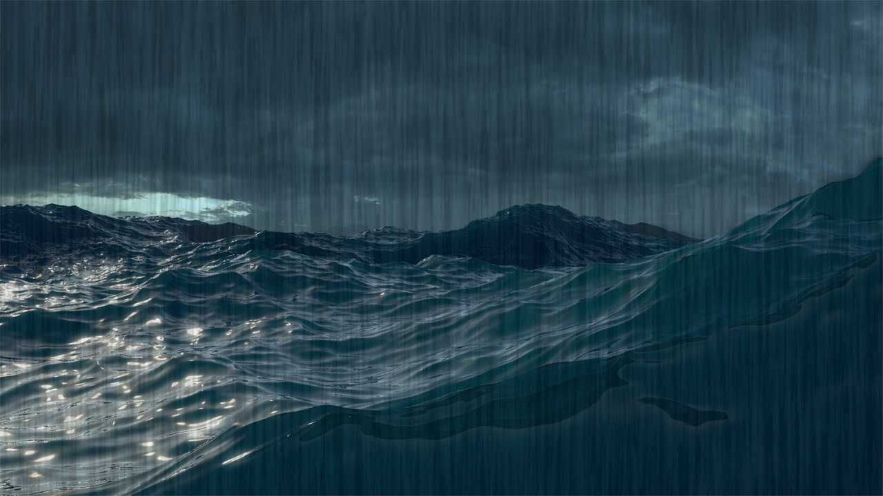 Rain + Ocean Waves Sounds for Sleeping // Sleep * Relaxation ...