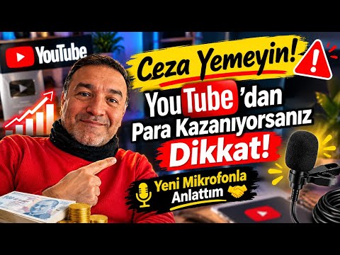 Ceza Yemeyin YouTube’dan Para Kazanıyorsanız Dikkat! Yeni Mikronla Anlattım 🤝