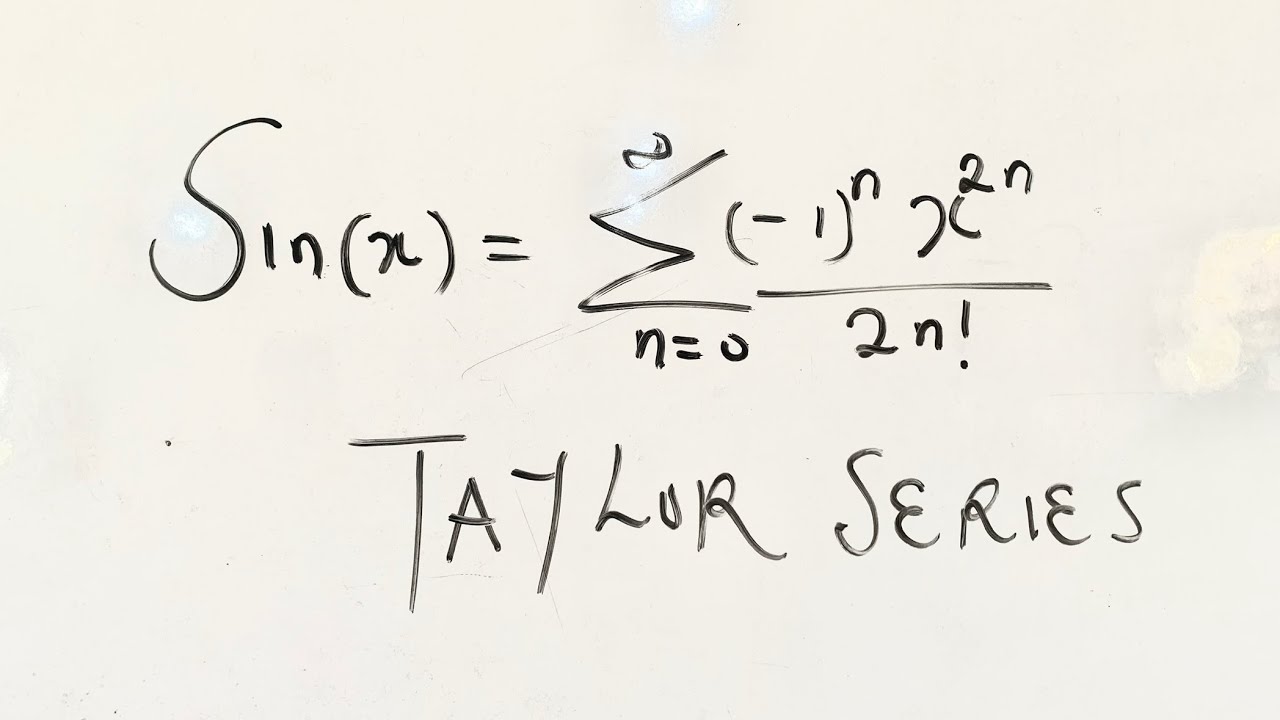 Taylor Series || Trigonometric Functions || Full Explanation and Solved ...