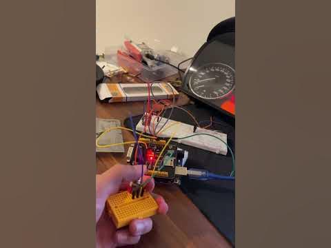 E90 Cluster CANbus control with Arduino - YouTube