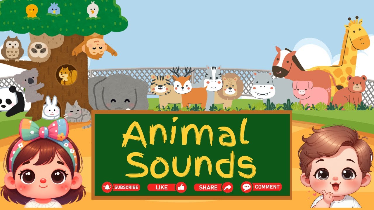 A Toddlers Guide to Animal Sounds | Real Animals And Sounds | Toddlers ...