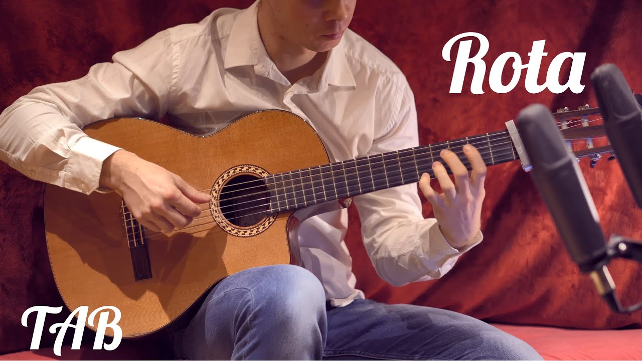 Rota (pieśń patriotyczna) | gitara solo fingerstyle nuty TAB - YouTube