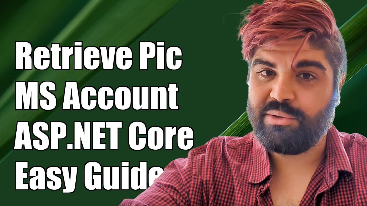 How to Retrieve Microsoft Account Profile Picture in ASP.NET Core - YouTube