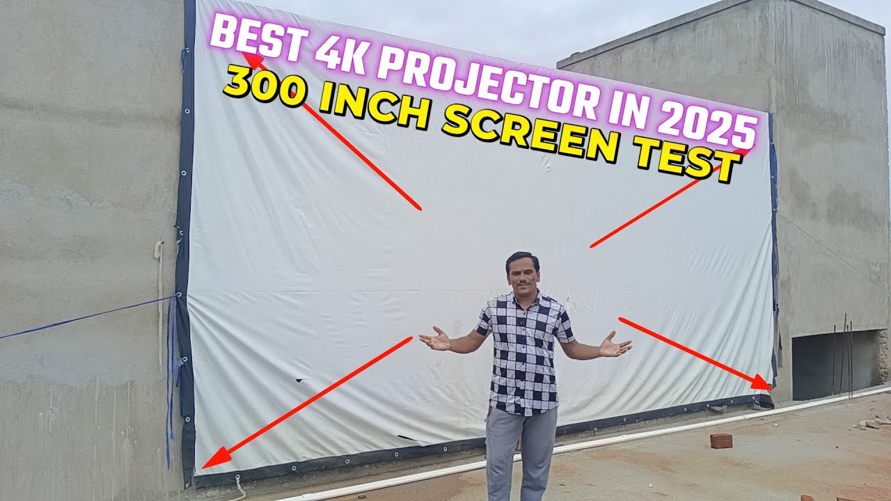 Best 4k Projector In 2025 ! 300 Inch Screen Test - YouTube