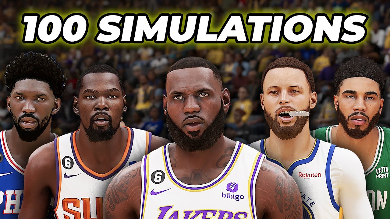 I Simulated NBA Playoffs 100 Times...Here are The Results! - YouTube
