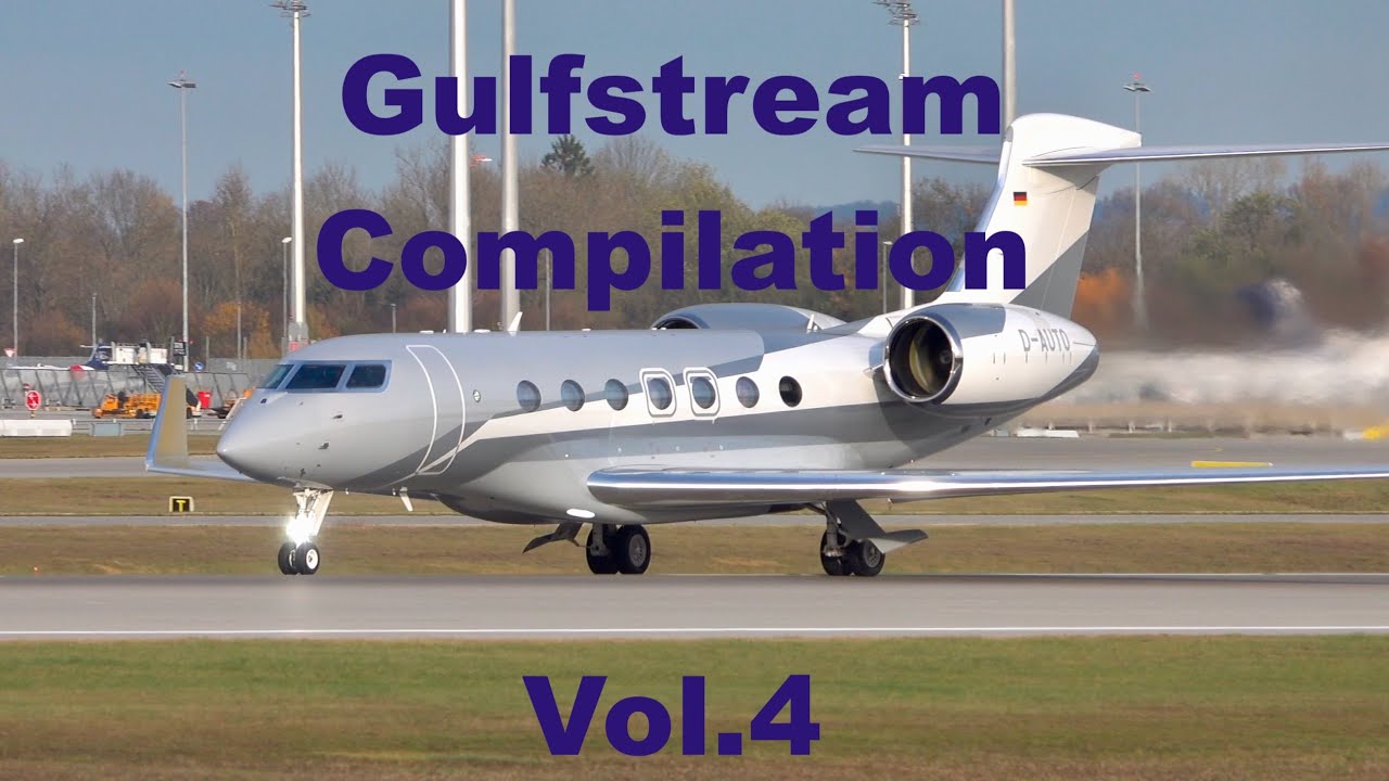Gulfstream Biz Jet Compilation Vol.4 departure and arrivals G650 G600 ...