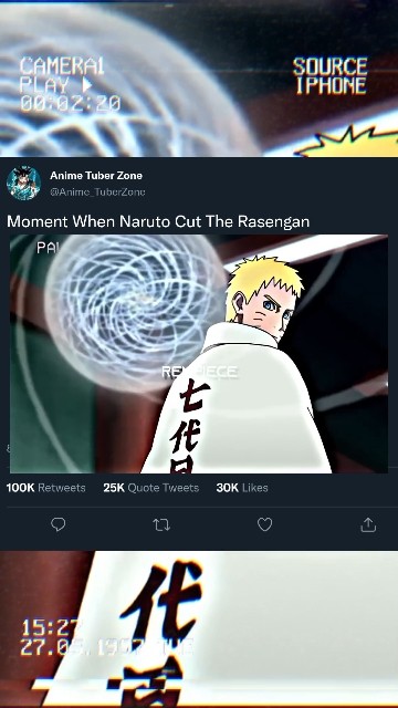 Moment when Naruto Cut The Rasengan | Anime Tuber Zone |😈#viralshort# ...