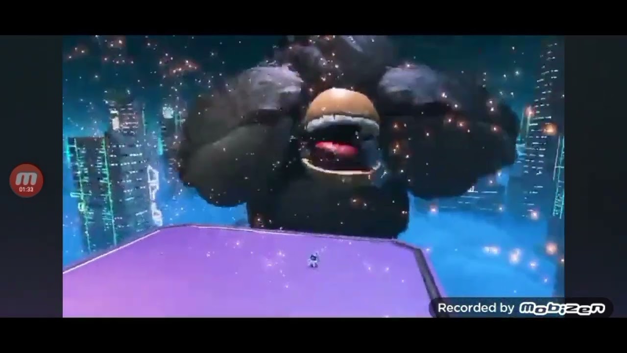gorilla boss in astro bot with ctr rex audio slowed. - YouTube