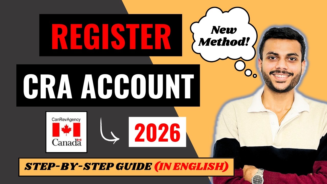 How To Set Up CRA ACCOUNT Online? | First Time Registration! - YouTube