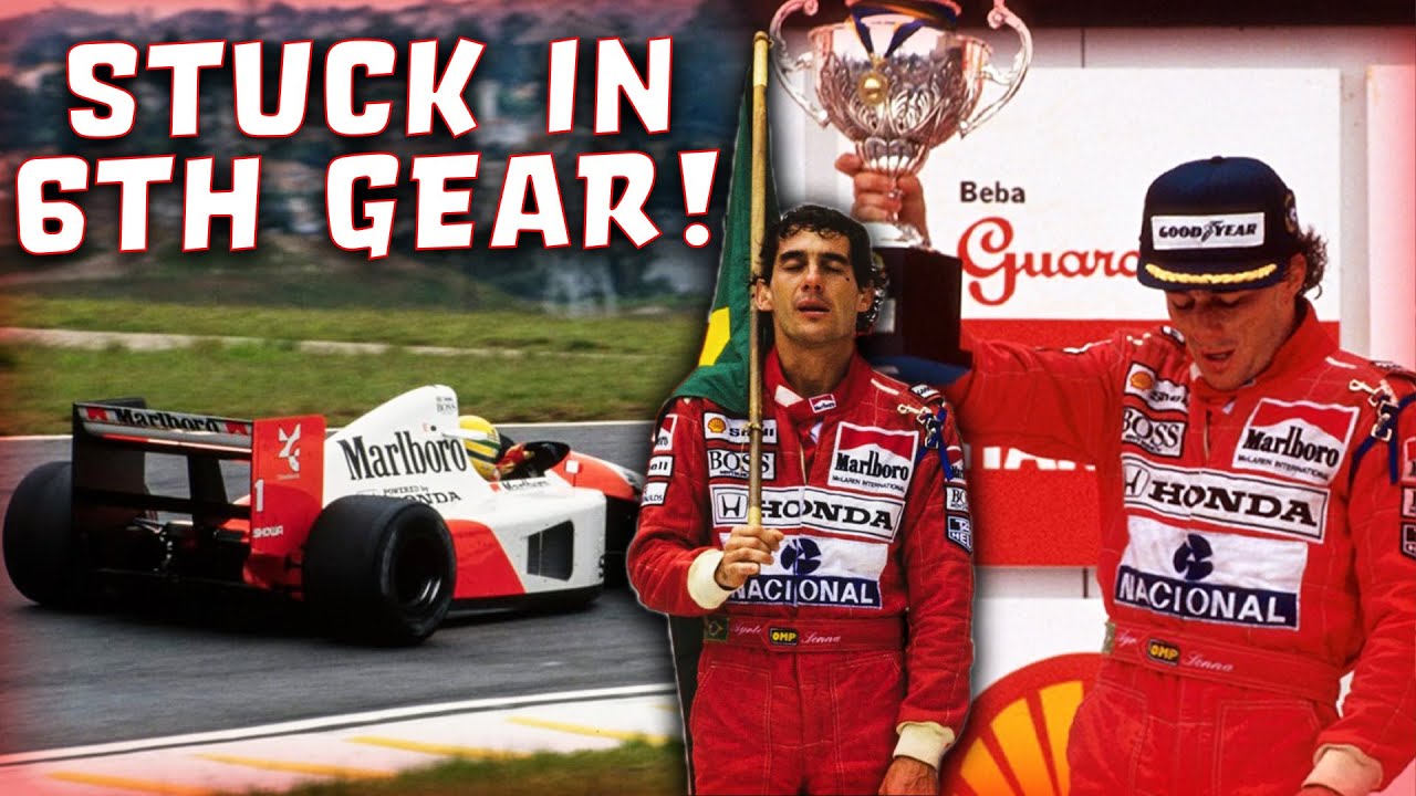 This is How Ayrton Senna Won The 1991 Brazilian Grand Prix - YouTube