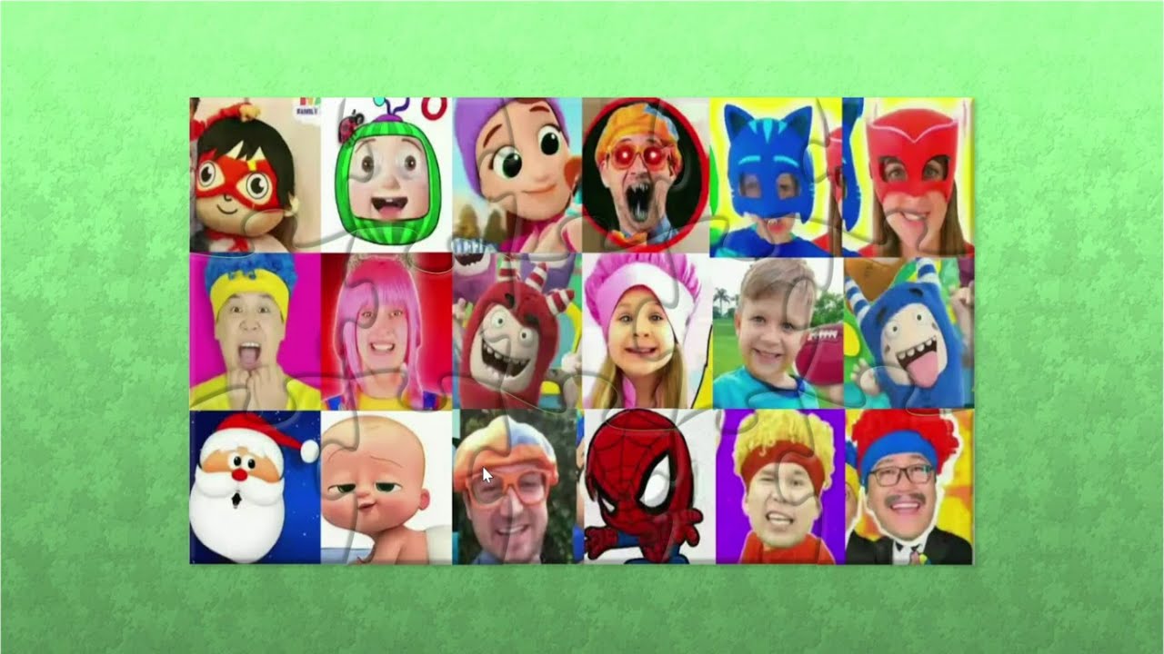 Blippi ft D Billions & Cocomelon & Santa Kuliki Taka Ti puzzle - YouTube