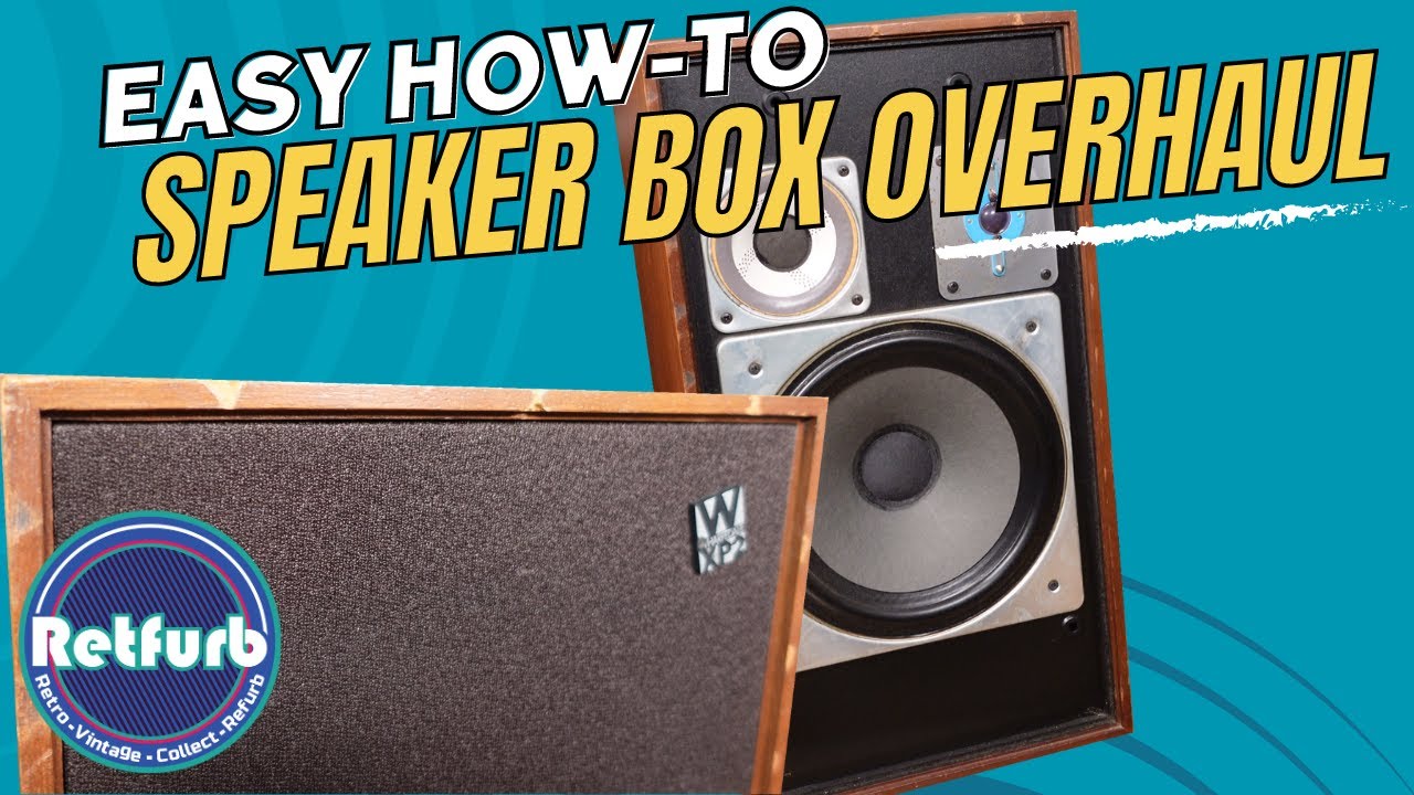 Easiest & Cheap Speaker Box Enclosure Restoration Method - How-To ...