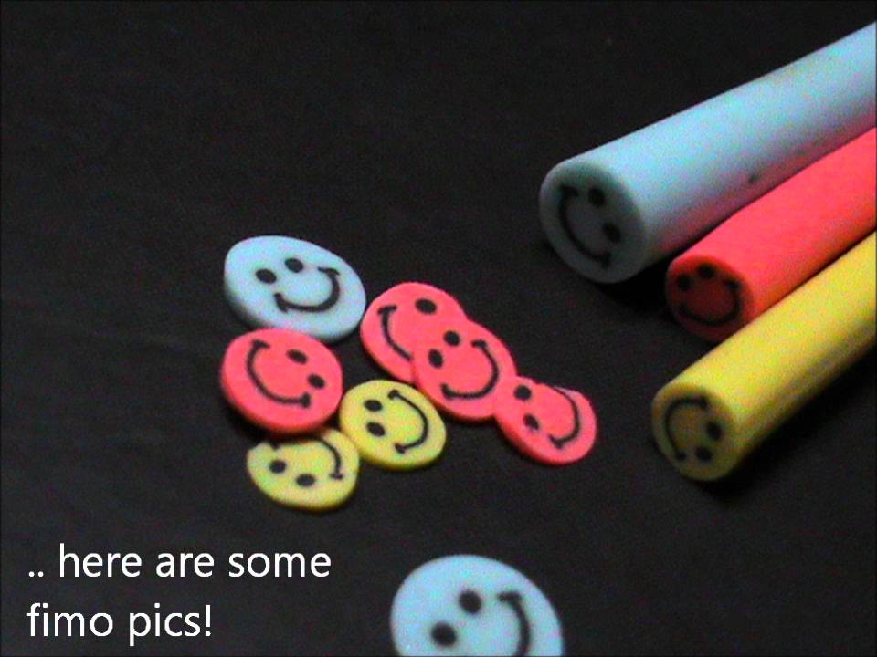 How To Cut Fimo Canes Tutorial (For Fimo nail Art) - YouTube