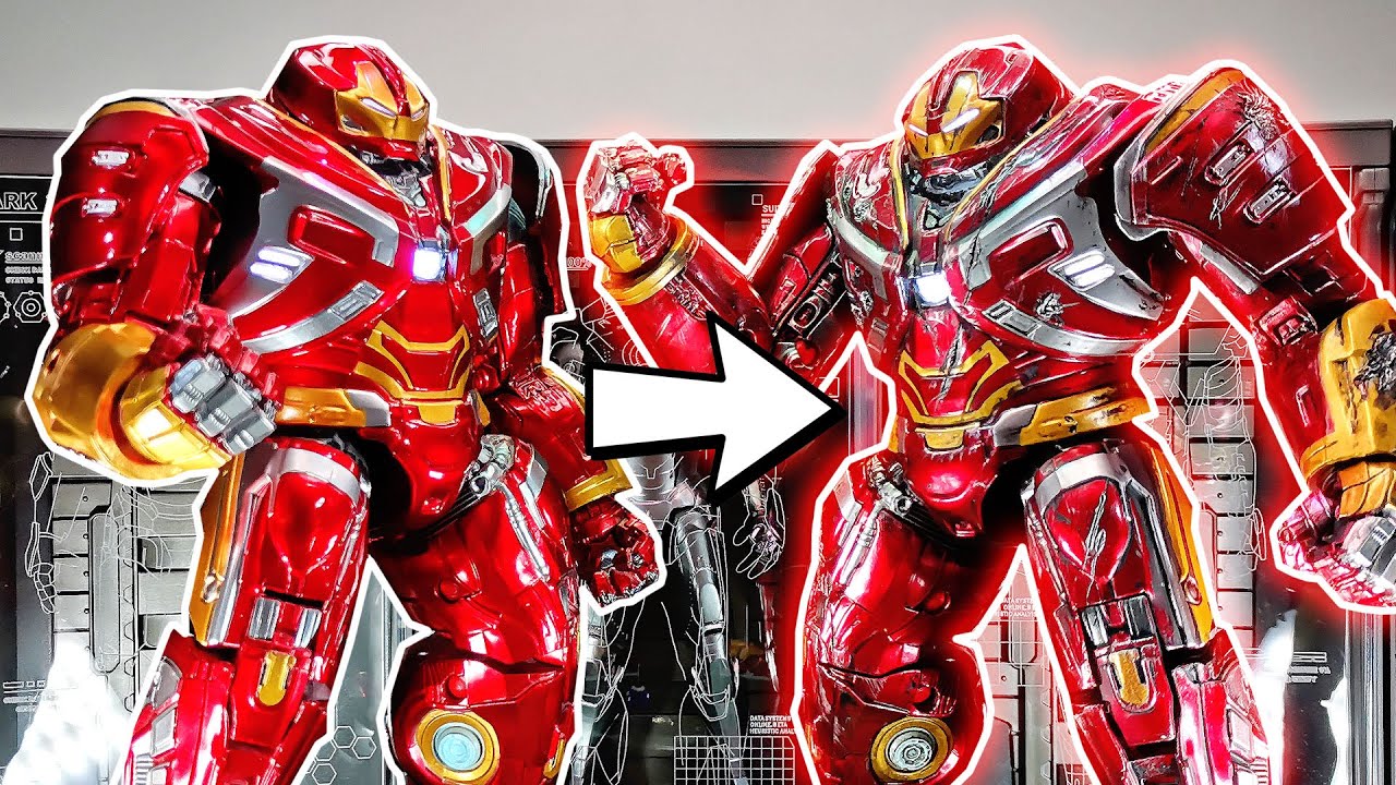 ZD TOYS HULKBUSTER 2.0 BATTLE DAMAGE CUSTOM - MARVEL INFINITY WAR ...