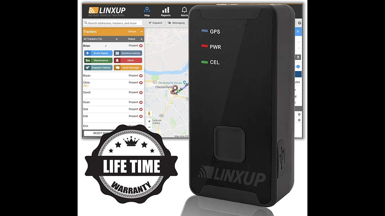 Linxup LTAS1 Mini Portable Real Time Personal Tracking and GPS Tracker ...