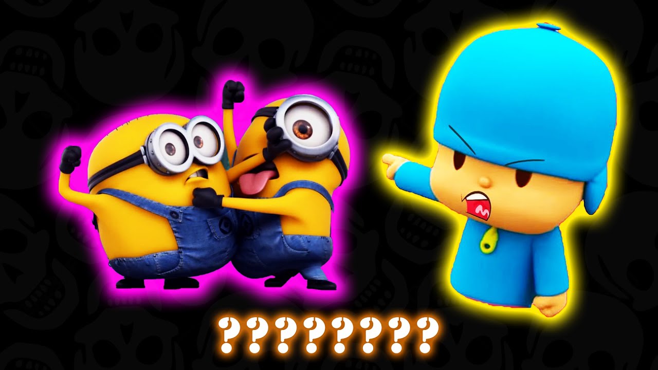 Minions & Pocoyo "Fight! Stop! Go Away!" Sound Variations in 33 Seconds ...