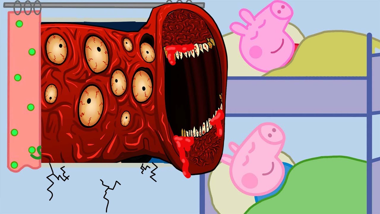 ZOMBIE WORM!!!, PEPPA PIG FRIENDS TURNS INTO ZOMBIES ??? PEPPA PIG ...