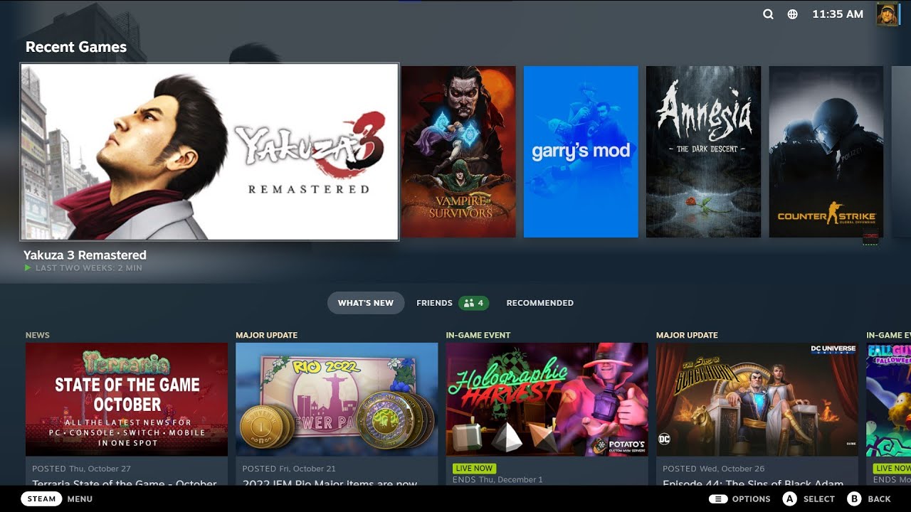 Looking at New Steam Big Picture Mode Beta aka the Steam Deck UI on ...