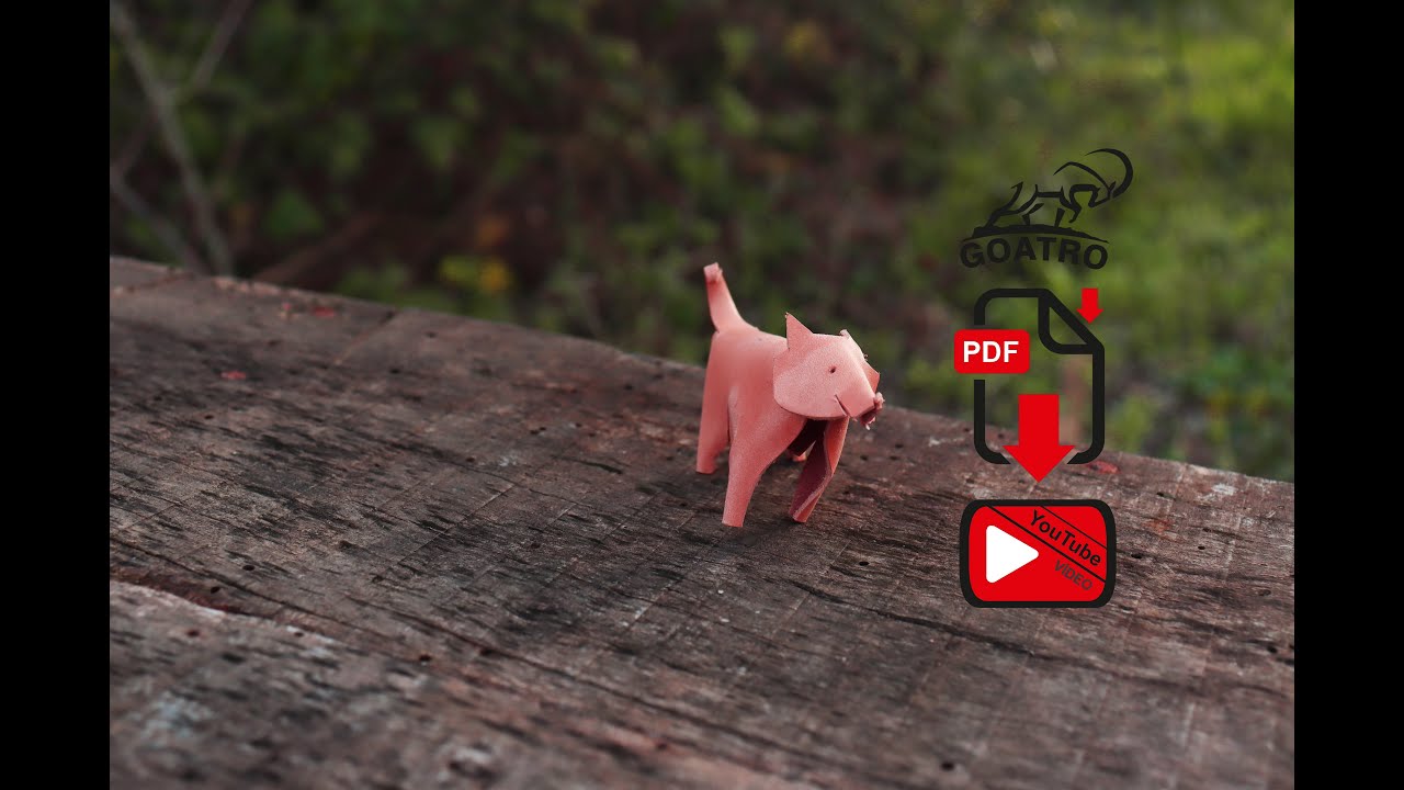 How to make a leather DOG model - leather pattern - leather pattern ...
