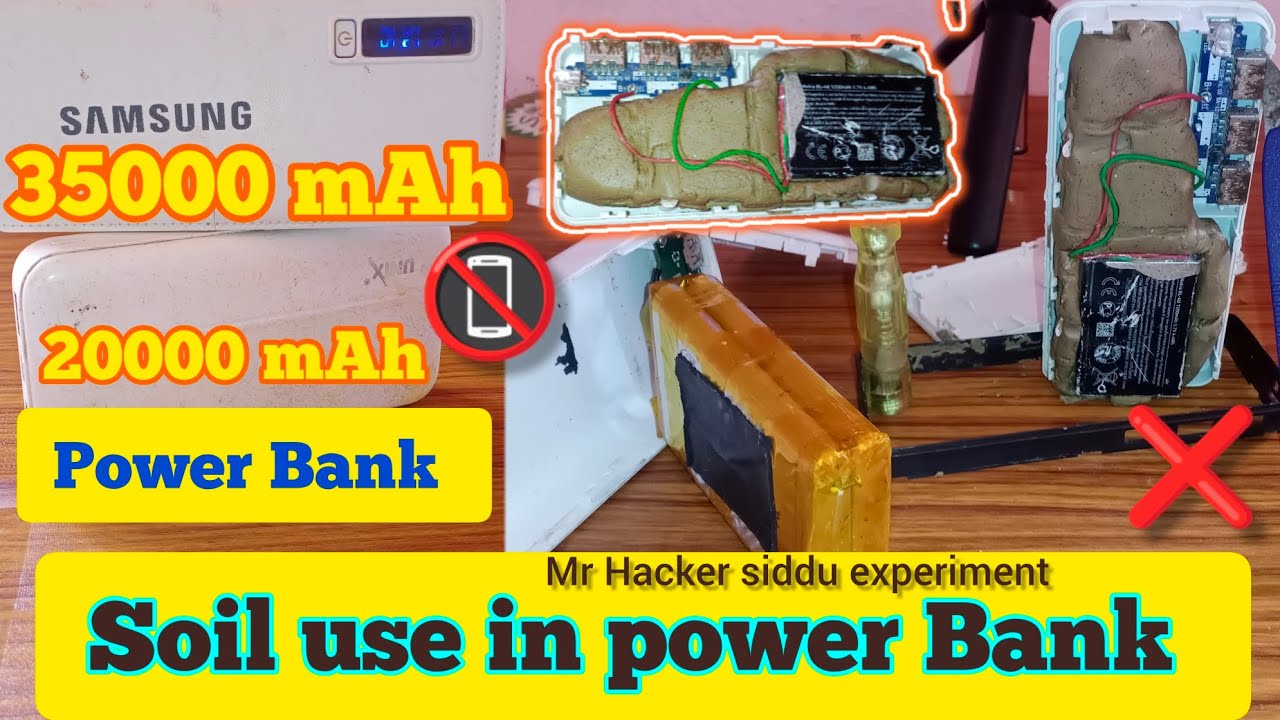 35000 mAh fake power Bank v/s 20000 mAh original power Bank open # ...