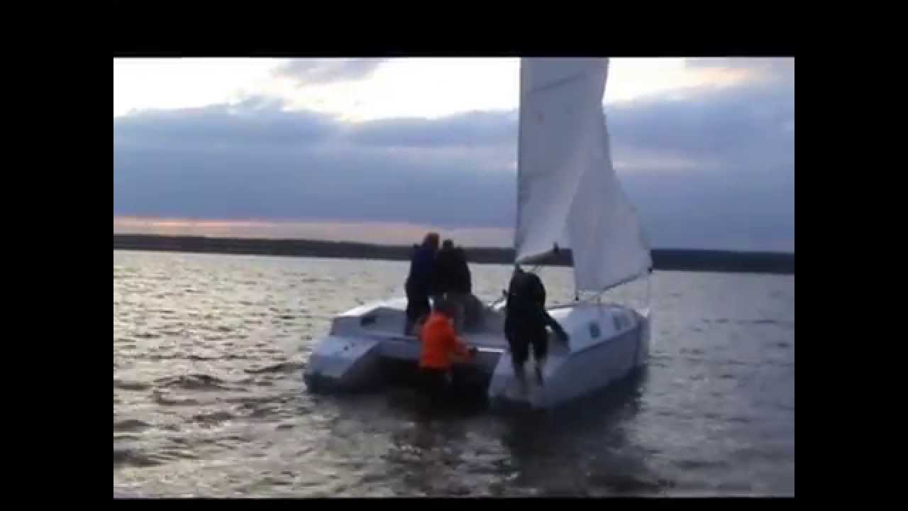 THE WIND CATAMARAN Sailing in Poland - YouTube