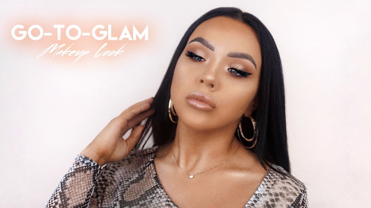 MY GO-TO-GLAM AND HOW TO GET A SNATCHED NOSE CONTOUR | MAKEUP TUTORIAL ...