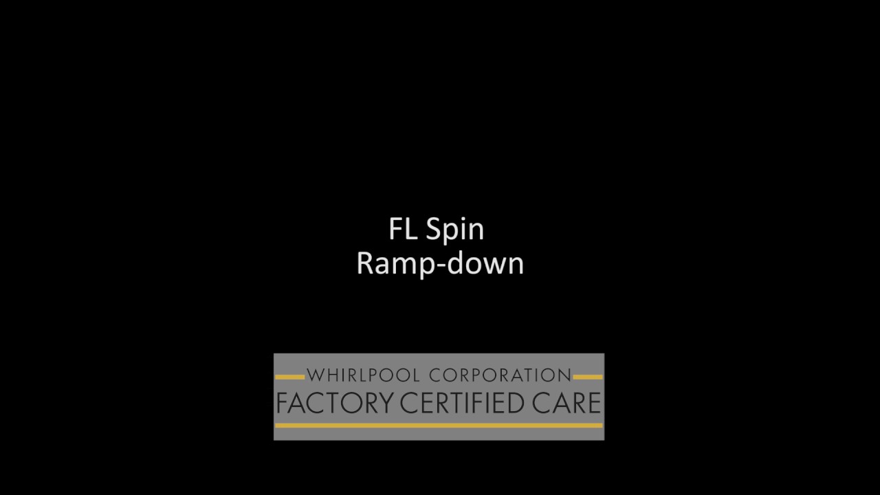 Washing Machine Spin Ramp Down Sound - YouTube