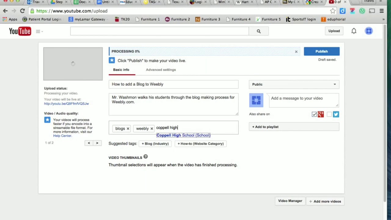 How to upload creative commons video in youtube - YouTube