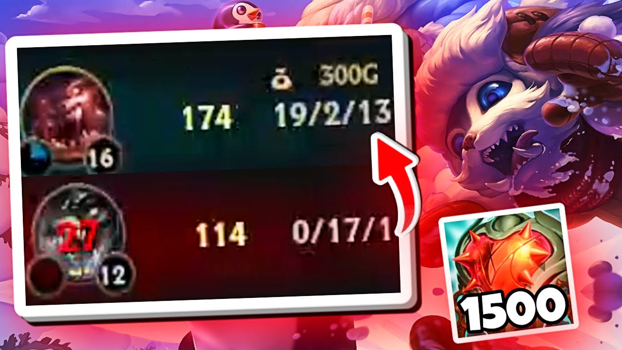 THE FUNNIEST HEARTSTEEL GNAR GAME YOU WILL EVER SEE!!! Season 14 Gnar ...